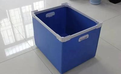 China Recyclable Plastic Corrugated Containers 2-20mm Thickness Customizable Storage Bins for sale