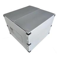 China Recyclable Plastic Corrugated Containers 2-20mm Thickness Customizable Storage Bins for sale