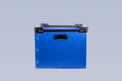 China Customized Plastic Corrugated Container 3mm to 17mm Thickness Anti Pressure Anti Corrosion PP Hollow Sheet Box for sale