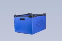 China Customized Plastic Corrugated Container 3mm to 17mm Thickness Anti Pressure Anti Corrosion PP Hollow Sheet Box for sale