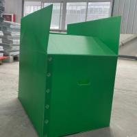 China Green Corrugated PP Box 2mm-20mm Thickness Waterproof Stackable Tote Container for sale