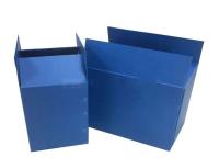 China Recyclable Plastic Corrugated Bins - UV Resistant Shipping Boxes with 2-20mm Thickness and -20°C to 100°C Temperature Range for sale