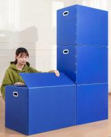 China Blue Plastic Corrugated Containers Reusable PP Sheet Box Waterproof for sale