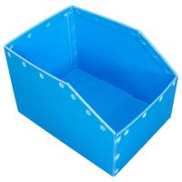 China Waterproof Corrugated Plastic Storage Bins 2-20mm Thickness Stackable Archive Boxes ≤1500mm for sale