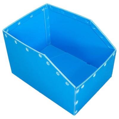China Waterproof Corrugated Plastic Storage Bins 2-20mm Thickness Stackable Archive Boxes ≤1500mm for sale