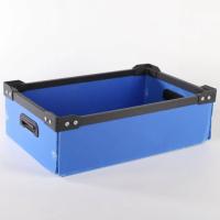 China Stackable Plastic Shipping Box 1500mm Max Length 2-20mm Thickness Corrugated Tote Trays for sale
