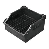 China Black Plastic Divider Box 2-18mm Thickness Chemical Resistant Corrugated Storage Container for sale