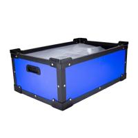 China Lightweight Plastic Shipping Boxes 2mm-20mm Thickness Waterproof Corrugated PP Crates Reusable Stackable for sale