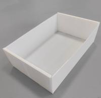 China White Custom Corrugated Plastic Box with 50 lbs Weight Capacity and 2mm-20mm Thickness Options for sale