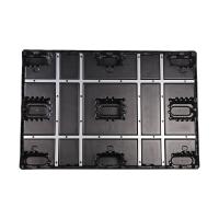 China Gray Plastic Collapsible Pallet Box 800×600 to 2070×1150 mm Custom Sizes | 11-48 KG Weight Range for sale