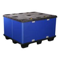 China 10L Capacity Collapsible Plastic Crate with Customizable 800×600mm Dimensions and 11kg Weight for sale