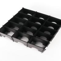 China Custom Rectangular PP Corrugated Crates with 15 Anti-Static Dividers, 2-20mm Thickness, 1500mm Max Size for sale
