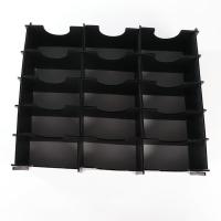China Custom Rectangular PP Corrugated Crates with 15 Anti-Static Dividers, 2-20mm Thickness, 1500mm Max Size for sale