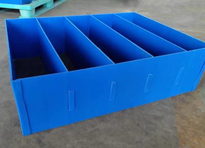 China Blue Plastic Dividers Box with 15 Compartments | Anti-Pressure Corrugated PP Material | -20°C to 100°C Temperature Range for sale
