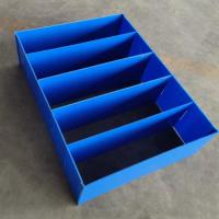 China Blue Plastic Dividers Box with 15 Compartments | Anti-Pressure Corrugated PP Material | -20°C to 100°C Temperature Range for sale