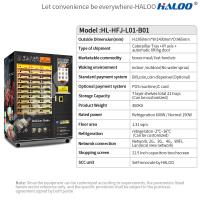 China 24h Self-Service Fully Automatic Hot Food Vending Machine With Microwave Heating for sale
