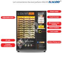 China 24h Self-Service Fully Automatic Hot Food Vending Machine With Microwave Heating for sale