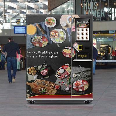 China Commercial Food Vending Machine With Microwave 6000W Power for sale