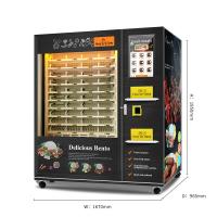 China Fully Automatic Warm Food Vending Machine Hot Food Vending Machine Microwave for sale