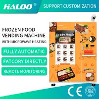 China Big Touch Screen Frozen Food Vending Machine Fully Automatic Frozen Food Vending Machine With 45S Quick Heating for sale