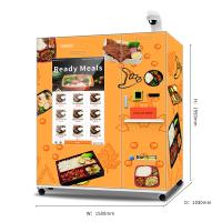 China Big Touch Screen Frozen Food Vending Machine Fully Automatic Frozen Food Vending Machine With 45S Quick Heating for sale