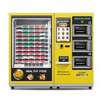 China GYM Healthy Food Nutritious diet Vending Machine Semi-Automatic Customized Hot Food Vending Machine With 3 Microwave for sale