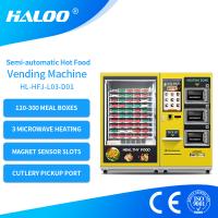 China GYM Healthy Food Nutritious diet Vending Machine Semi-Automatic Customized Hot Food Vending Machine With 3 Microwave for sale