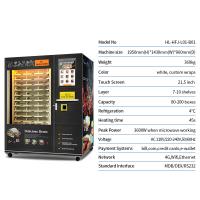 China Ready To Eat Food Meals Vending Machine Hot Food Vending Machine For Ready Meals With Heating Function for sale