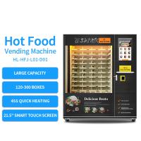 China 120 Boxes big Capacity Automatic food vending machine with Cooling and Heating Function for sale