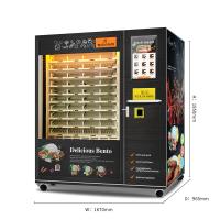 China 120 Boxes big Capacity Automatic food vending machine with Cooling and Heating Function for sale