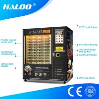 China Large Capacity Automatic Fast Food Breakfast Meal Lunch Box Hot food Vending Machine With Microwave Heating for sale