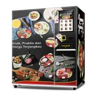 China Minus 20 degree Celsius Prep Frozen Meals Bento Breakfast Lunch Box Dumplings Food Vending Machine with Fast Heating Function for sale