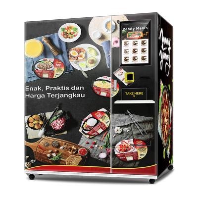 China Ready Meals Dumplings Breads Hamburgers Frozen Food Vending Machine with Short Heating Time for sale