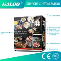 China Ready Meals Dumplings Breads Hamburgers Frozen Food Vending Machine with Short Heating Time for sale