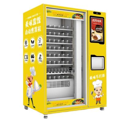 China Customized breakfast meal bento box vending machine single microwave oven bento box vending for sale