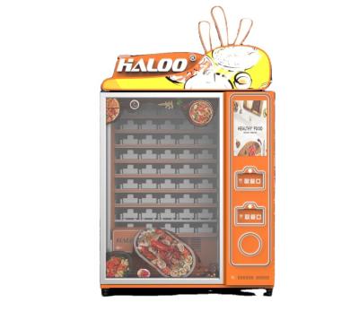 China High heating efficiency automatic food vending machine with microwave for sale