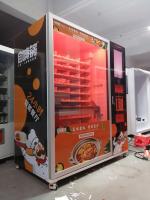 China 3000W fast heating self service pizza vending machine and hot food vending machine for airport office for sale