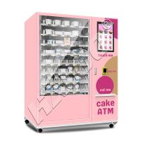 China Haloo Vending Machine Manufacturer 21.5 Inches Advertisement Smart Touch Screen  Cake Vending Machine for sale