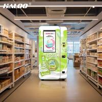 China Haloo Vending Machine Manufacturer 32 Inches Advertisement Smart Touch Screen  Ice cream Vending Machine for sale
