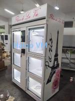 China Haloo Vending Machine SupplierBig Size 6 Locker Vending Machine 10.1inch Touch Screen Choose Flowers on the Machine for sale