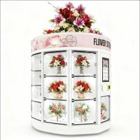 China Haloo Fresh Flower Vending Machine White 13 Locker Big Bouquet Hot Selling for Shopping Mall Credit Card Payment System for sale