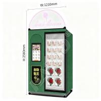 China Haloo Fresh Flower Vending Machine White 16 Locker Big Bouquet Hot Selling for Shopping Mall Credit Card Payment System for sale