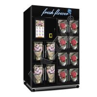 China Haloo Vending Machine Supplier Smart Touch Screen Full Automatic Kiosk 12-lattice Customized Logo Gifts Flower Vending Machine for sale