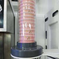 China Customized color logo ice cream vending machine with automatic self-cleaning, pre cooling and preservation function R404A refrigerant for sale