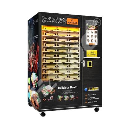 China 21.5-inch capacitive touch screen all steel door frame for hot food vending machine with heating function for sale