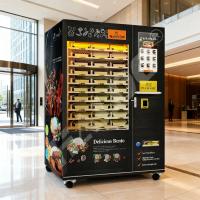 China 21.5-inch capacitive touch screen all steel door frame for hot food vending machine with heating function for sale