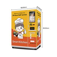 China 21.5-inch touchscreen single microwave lunch vending machine with freezing function and frost free cooling technology for sale