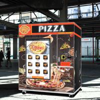 China Haloo 55-inch Touchscreen Fresh Pizza Vending Machine Color-coated Steel Panel Foam for sale