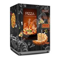 China Pizza Vending Machine with 49-inch Touchscreen and Full Steel Door Frame Capable of Freezing to -18°C for sale