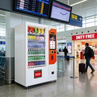 China 21.5-inch Touchscreen Beverage and Snack Vending Machine with Lift Function for Malls, Stations, and Office Buildings for sale